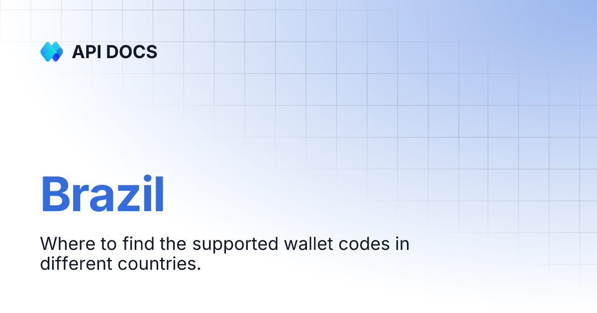 Brazil | API DOCS